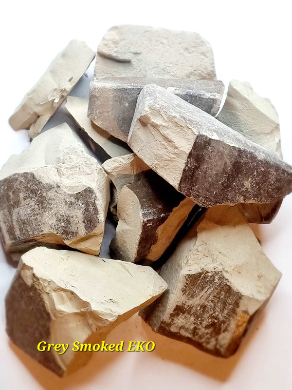 Edible Clay Original GREY Smoked EKO African edible Clays Natural ...