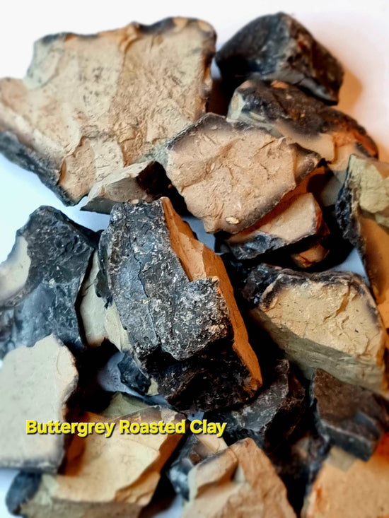 Butter Grey Roasted Edible Clay – Aligato Lily Clays